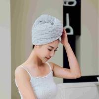 China Home Custom Logo Microfiber Hair Dryer Towel for Quick Drying and Hair Care After Shower for sale