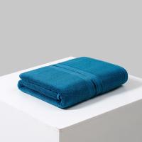 China Hotel Luxury 100% Cotton White Bath Hand Face Towel Set with Custom Embroidery Logo for sale