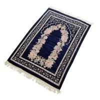 China Plush Pile Height Abstract Pattern Cotton Yarn Embroidery Muslim Islam Prayer Mat for sale