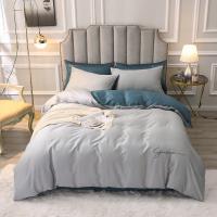 China Customized 60s Long Staple Cotton Soft Luxury Duvet Cover Set Comfortable Sets Bedding for sale