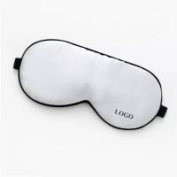 China Custom Logo Label Pure 100% Mulberry Silk Eye Mask For Sleeping Solid Pattern Home for sale