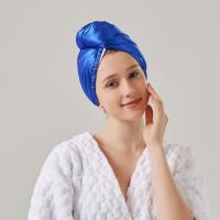 China Christmas Occasion Coral Velvet Shower Cap for Women Super Absorbent and Thickened for sale