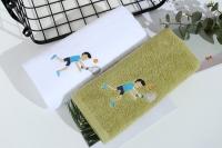 China All-Age Group Hypoallergenic Pure Cotton Sports Towels for Fitness Running 35 * 110cm for sale