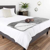 China Popular Knit 100% Polyester French Fleece Sherpa Pet Blanket for Sofa Cat Kennel for sale