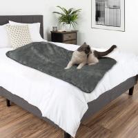 China Popular Knit 100% Polyester French Fleece Sherpa Pet Blanket for Sofa Cat Kennel for sale