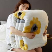 China Jacquard Weave Coral Fleece Raschel Blanket for Winter Thickened Plush Nap Cover Bed for sale