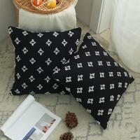 China Square Bedroom Cushion Pillowcase with Embroidery Cut Flower Design from Manufacturers for sale