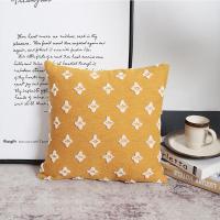 China Square Bedroom Cushion Pillowcase with Embroidery Cut Flower Design from Manufacturers for sale