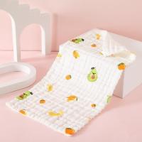 China Soft and Gentle Woven Cotton Baby Towel High Density 6 Layers Non-Fluorescent 25*50cm for sale