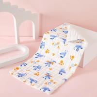 China Soft and Gentle Woven Cotton Baby Towel High Density 6 Layers Non-Fluorescent 25*50cm for sale