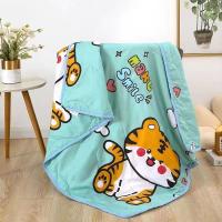 China Custom Logo Summer Quilts for Children Cartoon Prints Cotton Material Air Conditioner for sale