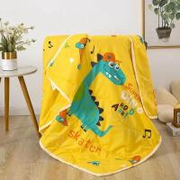 China Custom Logo Summer Quilts for Children Cartoon Prints Cotton Material Air Conditioner for sale