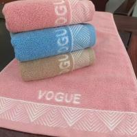 China Cotton Double Sided Piano Stripe Towel with Customized Logo and Child-Proof Labeling for sale
