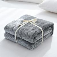 China 2023 Customized Size Colorful Coral Fleece Blanket for Office Nap and Children's Throw for sale