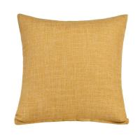 China Simple Solid Colors Linen Cotton Cushion Cover for Home Pillowcases in Vintage Style for sale