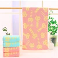 China Home 120g Colorful Stripes Cartoon Towel with Sailor Spinning and Soft Rabbit Design for sale