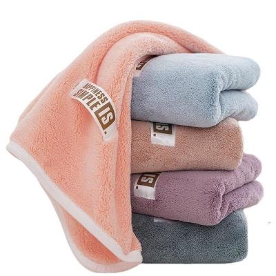 China Coral Velvet Face Towel Thick and Soft Great for Absorbing Sweat Can Be Personalized for sale
