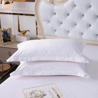 China Hotel'S Bedding Collection With Luxurious White Cotton Satin Pillowcase for sale