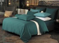 China Multifunctional 100% Polyester Satin Stripe Pattern Bedding Set for Home or Hotel for sale