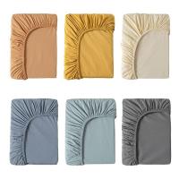 China Custom Dust Sheet Cover Polyester Fitted Sheet in Grade A for Twin Queen King Size for sale