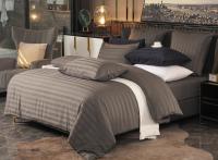 China Multifunctional 100% Polyester Satin Stripe Pattern Bedding Set for Home or Hotel for sale