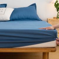 China Custom Dust Sheet Cover Polyester Fitted Sheet in Grade A for Twin Queen King Size for sale