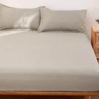 China Custom Dust Sheet Cover Polyester Fitted Sheet in Grade A for Twin Queen King Size for sale