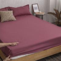 China Custom Dust Sheet Cover Polyester Fitted Sheet in Grade A for Twin Queen King Size for sale