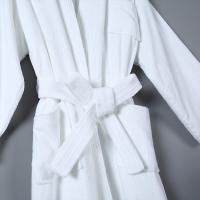 China Hotel Cotton Bathrobe Hypoallergenic and Soft Medium Length Nightgown for Adults for sale