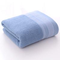 China Thickened Plain Color Beauty Salon Gift Advantage of Soft Absorbent Cotton Bath Towel for sale