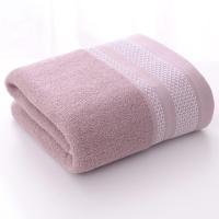 China Thickened Plain Color Beauty Salon Gift Advantage of Soft Absorbent Cotton Bath Towel for sale