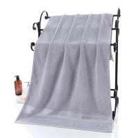 China Solid Pure Cotton Beach Bath Towel Thickened Household Large Towel for Convenience for sale