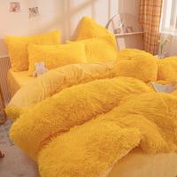China Customized Shaggy Plush Duvet Cover Sets Soft Winter Bedding with No Filling for sale