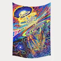 China 3D Print Trippy Mushroom Tapestry Hippie Psychedelic Abstract Art Tapiz for Wall Hanging for sale