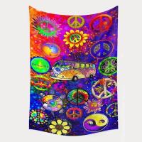 China 3D Print Trippy Mushroom Tapestry Hippie Psychedelic Abstract Art Tapiz for Wall Hanging for sale