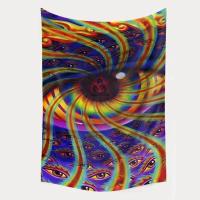 China 3D Print Trippy Mushroom Tapestry Hippie Psychedelic Abstract Art Tapiz for Wall Hanging for sale