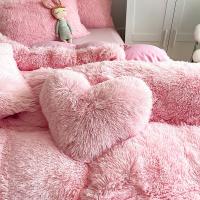 China Thick Coral Velvet Bed Sheet Set Luxury Designer Comforter Sets for Winter Protection for sale