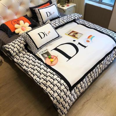 China Grade A Sanding 100% Polyester 3D Printed King Size Luxury Bedding Set for Bed Cover for sale