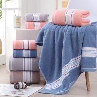 China Customized Logo Cotton Jacquard Adult Towels Bath Towels for Home and Sport Activities for sale