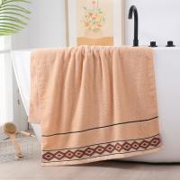 China A Solid Color Rectangle Bath Towel for Adult Bathing a Replacement Advertising Towel for sale