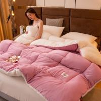 China Healthy Sleep Support Quilt Elegant Comfort Softest Coziest Heavy Weight Sherpa-Backing for sale