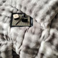 China Luxury and Warmth with Sustainable Milk Velvet Mink Rabbit Fur Bedding Set for sale