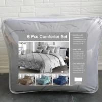 China Microfiber Fabric Density Comforter Bedding Set 4 Pieces King Size Luxury Bedding for sale
