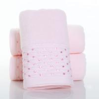 China Striped Pattern 100% Cotton Thickened Absorbent Towels Soft Skin Friendly Quick Drying for sale