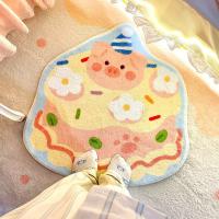 China Customized Logo Rugs Cartoon Children's Rug Child Prayer Pink Room Decor Kids Carpet Small Rugs for Bedroom for sale