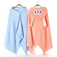 China Picture-perfect Baby Shower Towel and Hat Set Jacquard Coral Velvet for Softness for sale