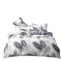 China Polyester Fabric 4 Piece Bedding Set for 1.2m Bed White Five Star Hotel Bed Linen for sale