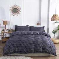 China Polyester Fabric 4 Piece Bedding Set for 1.2m Bed White Five Star Hotel Bed Linen for sale
