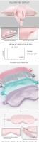China Silk Charmeuse Box Pillow Case and Satin Eyemask Set for All-Season Sleeping One Size for sale