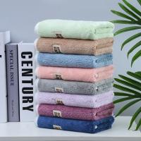 China Dark Coral Plush Thickened Facial Cleansing and Beauty Edging Small Square Scarf Gift for sale